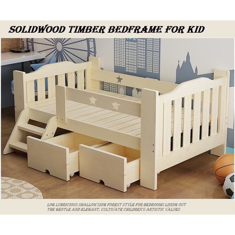 Premium Bedframe for Kid / Katil / Baby Bedding Bet | Shopee Malaysia