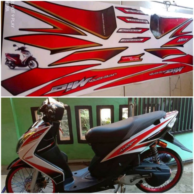 Sticker Striping mio soul mx limitid edition/Sticker mio soul mx ...