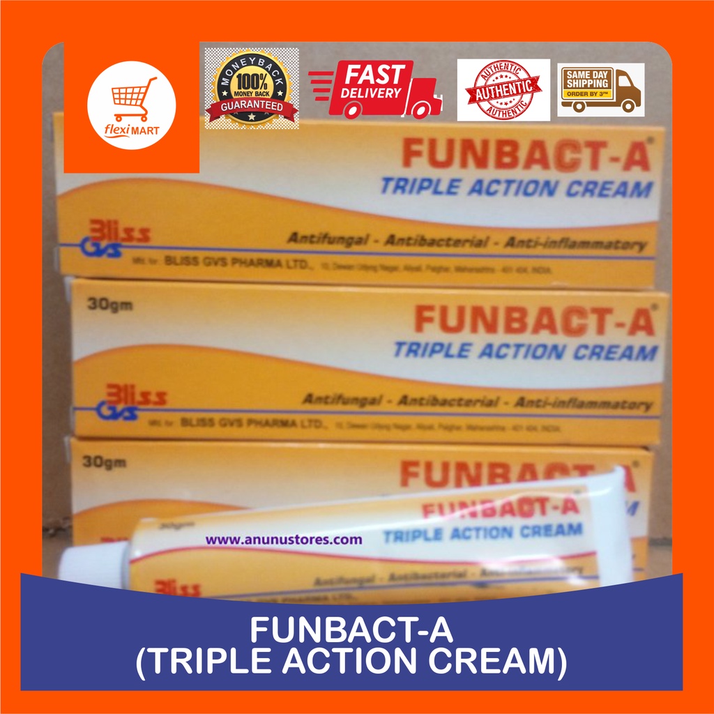 Funbact- A Triple Action Cream 30g | Shopee Malaysia