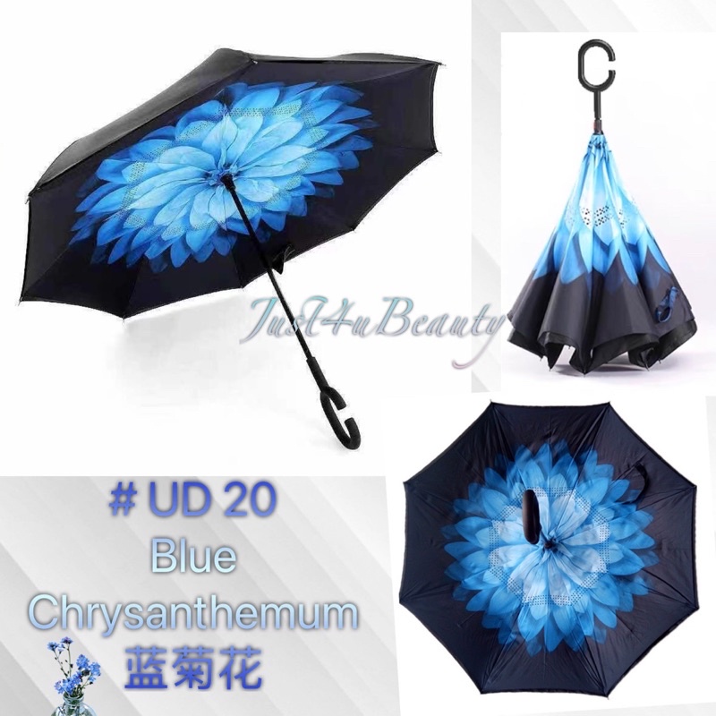 INVERTED REVERSE UMBRELLA C SHAPE HOLDER DOUBLE LAYER REVERSE FOLDING ...