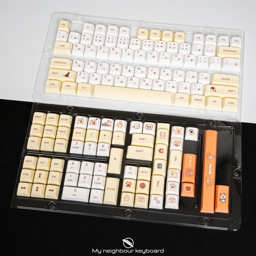 Shiba Inu PBT Dye Sub Keycaps/Keycap Set | Shopee Malaysia