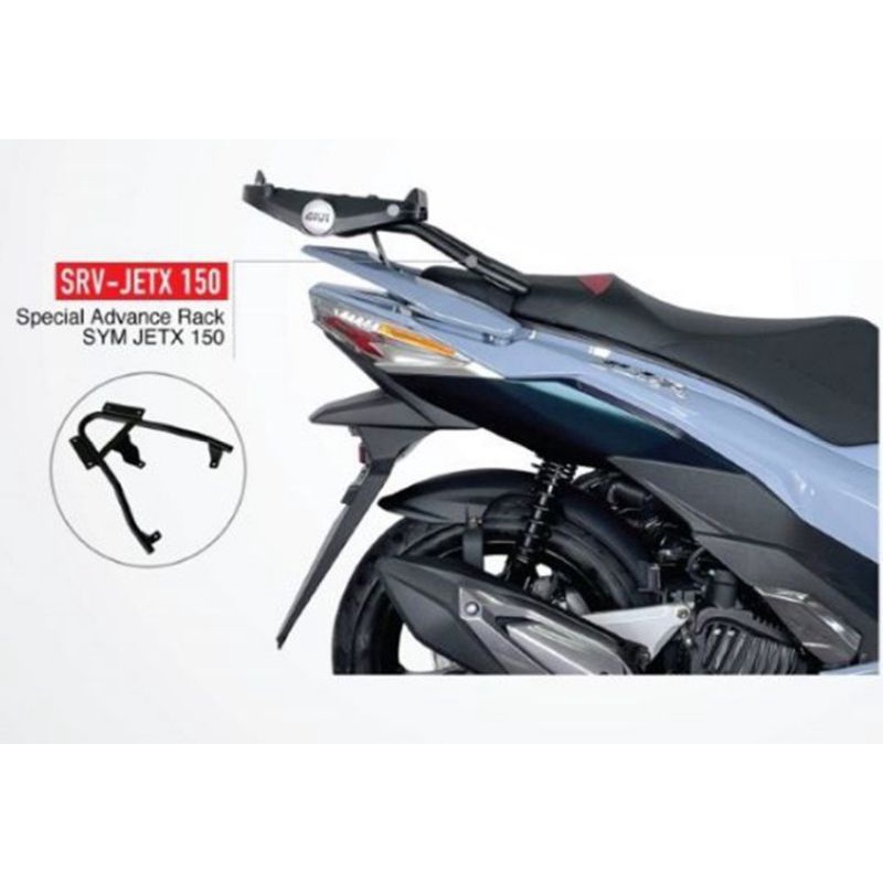 GIVI SRV-JETX150 TOPBOX RACK SYM JET X 150 | Shopee Malaysia