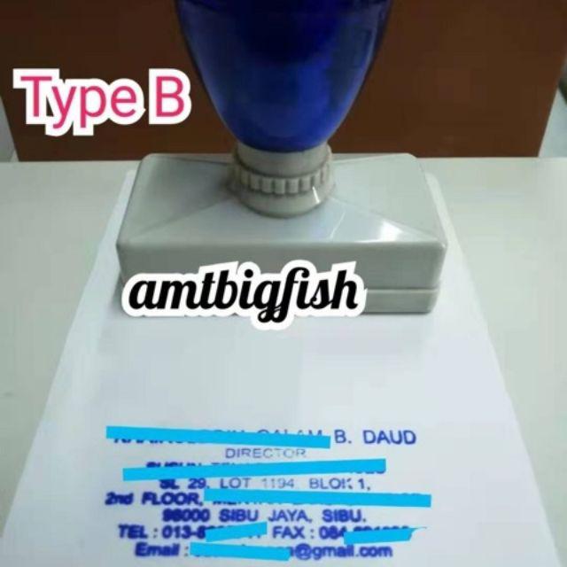 Customized Self Ink or Rubber Stamp Chop for Business and Personal ...