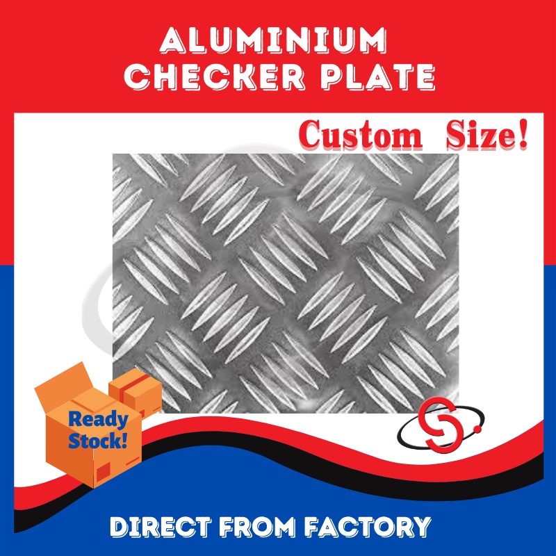SCM Aluminium Cherker Plate Chequered Sheet Aluminium Diamond Tread ...