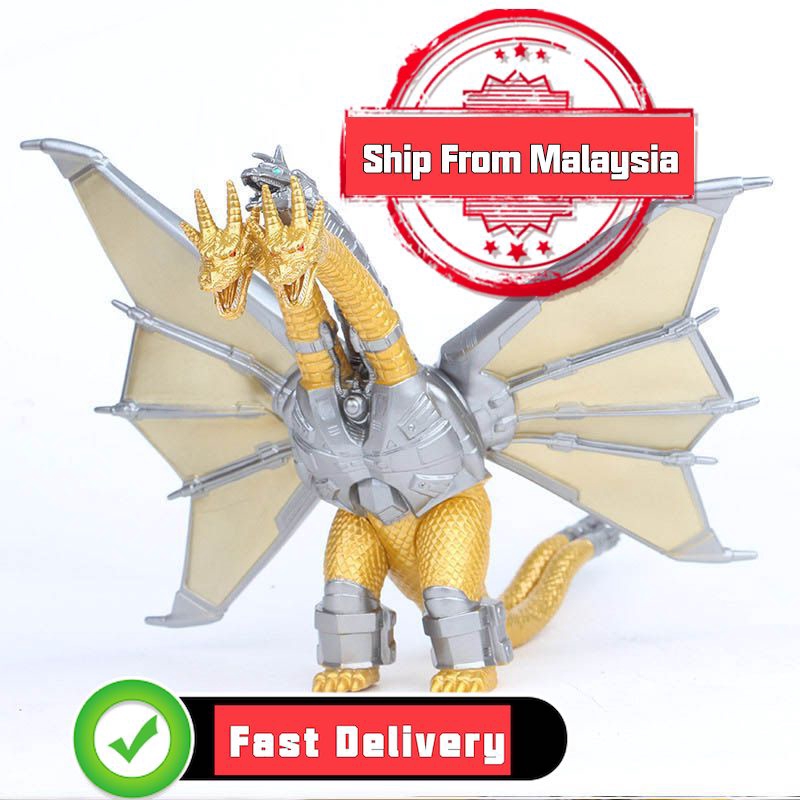 King Ghidorah Gold King of The Rodan Mothra Action Figure 20cm Mecha ...