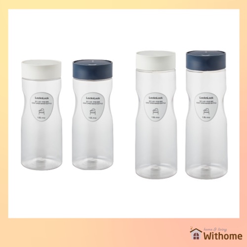 [Lock&Lock] LocknLock Easy Open Water Bottle 1.2L / 1.5L (Navy, White ...