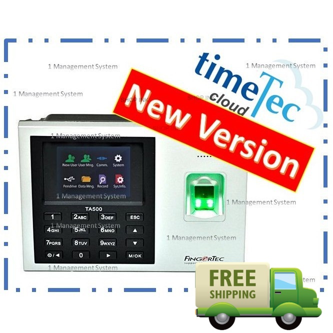 *Free shipping* Fingertec TA500 New Version / Fingertec TA500R - Fingerprint Time Attendance ...