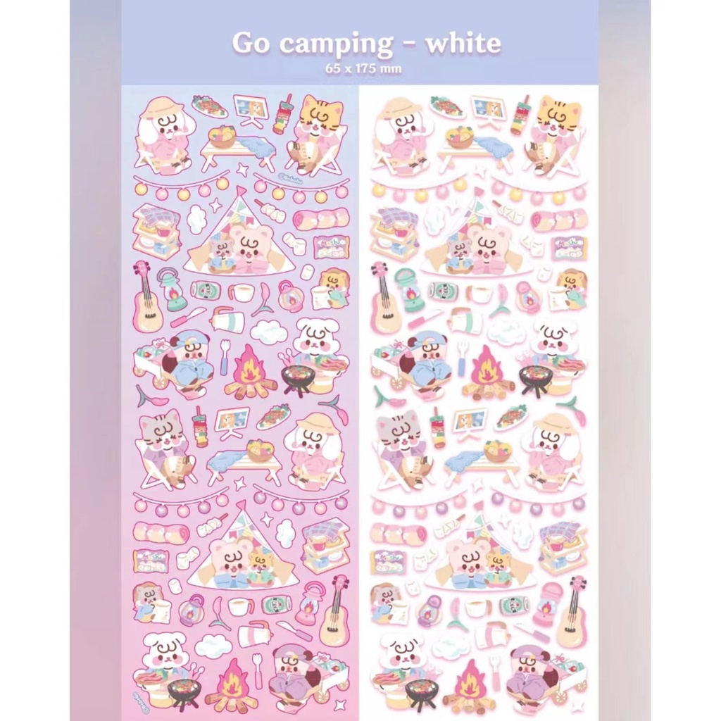 GaLiCiCi Stickers Korean Ins with the Same Spring Outing Roll Stickers ...