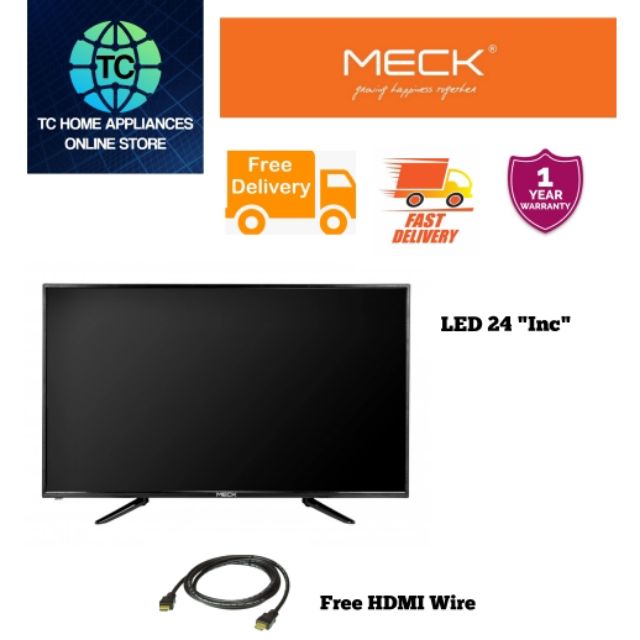 Meck LED TV 24-inch (MLF-T24) | Shopee Malaysia