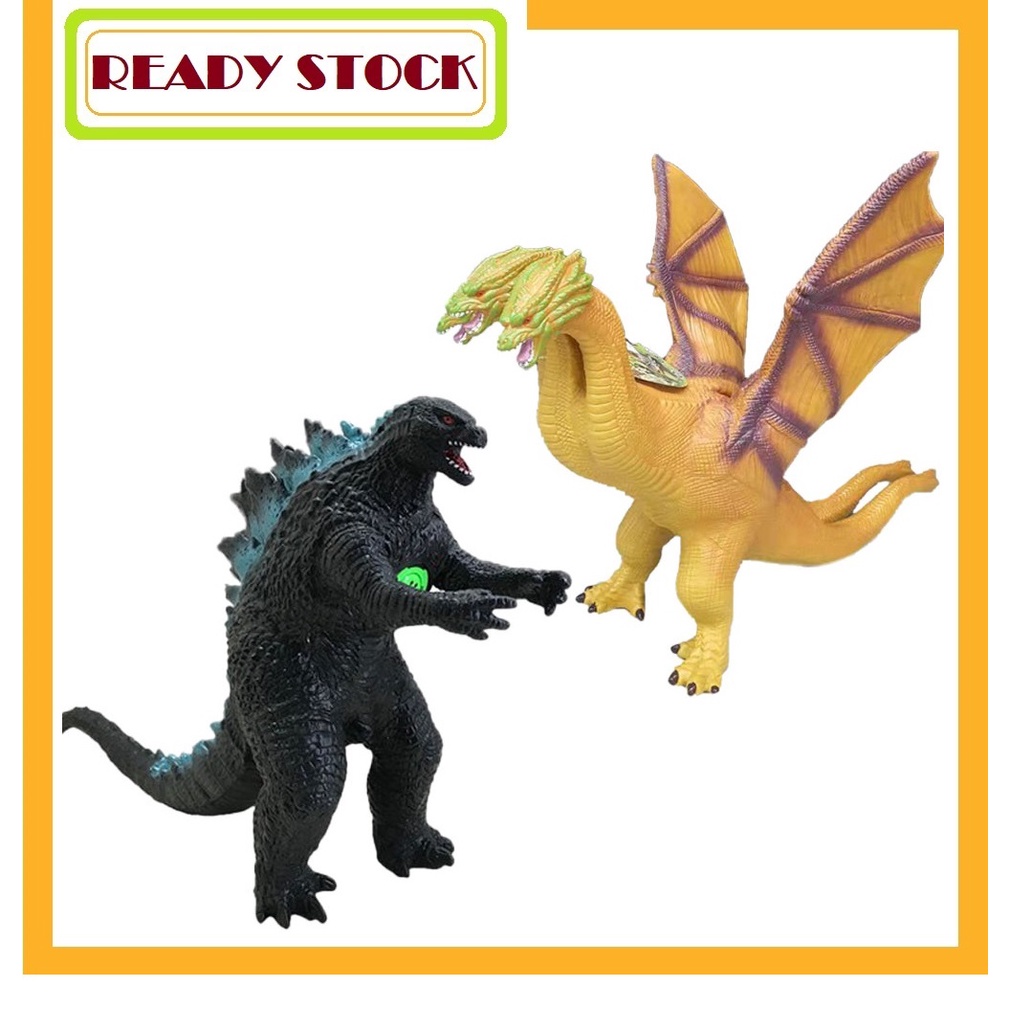 Godzilla Dinosaur Toys Soft Rubber Dinosaur Monster Model Toys (2531/ ...