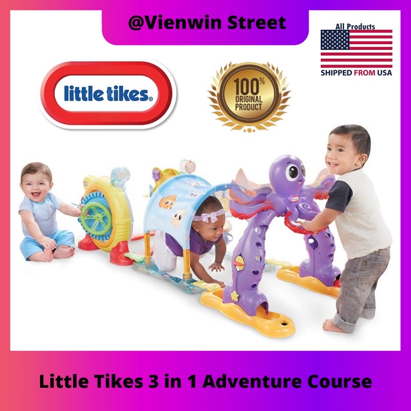 🔥Ready🔥Little Tikes Lil Ocean Explorers 3 in 1 Adventure Course *Baby ...