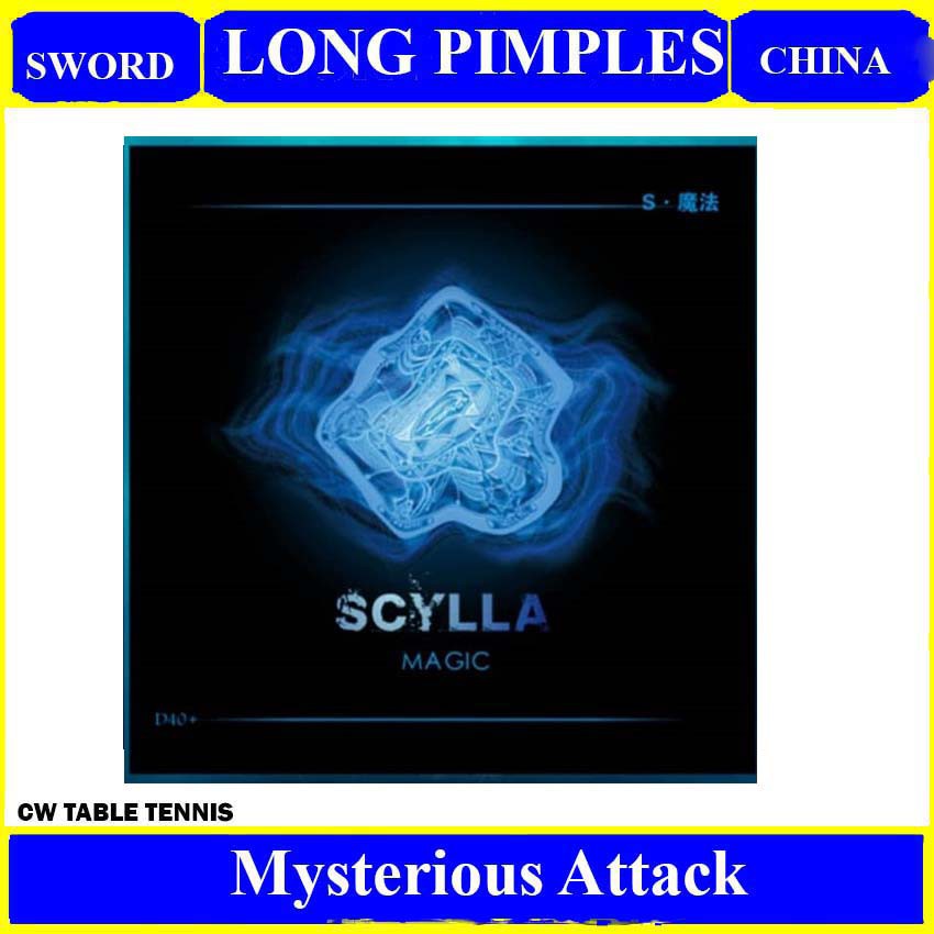 SWORD SCYLLA MAGIC LONG PIMPLES PIPS-OUT TABLE TENNIS RUBBER PING PONG ...