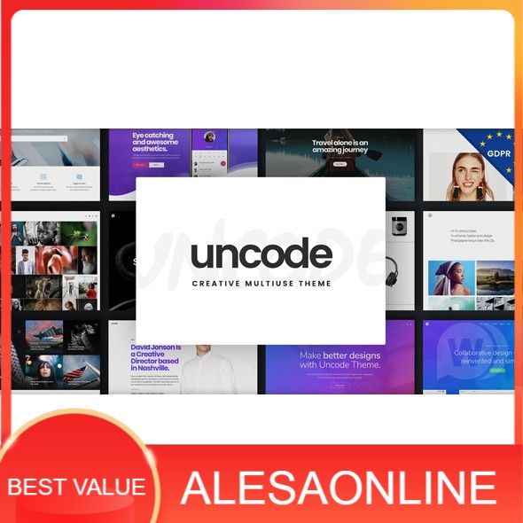 🔥🔥[WORDPRESS THEMES]🔥🔥Uncode - Creative Multiuse WordPress Theme🔥🔥 | Shopee Malaysia