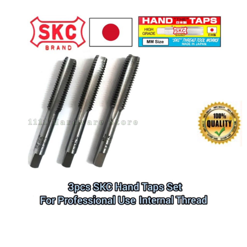 100% ORIGINAL SKC HAND TAPS SET JAPAN M2 To M16 / THREAD REPAIR KIT | Shopee Malaysia
