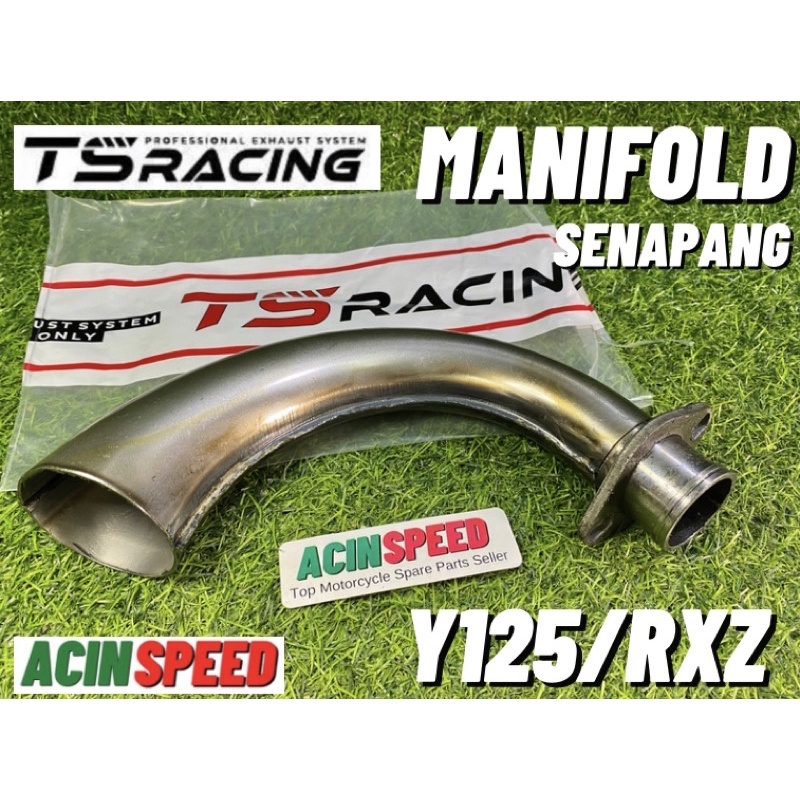 TS RACING Y125 RXZ Manifold senapang/ Manifold Racing pipe on/ 125Z ...
