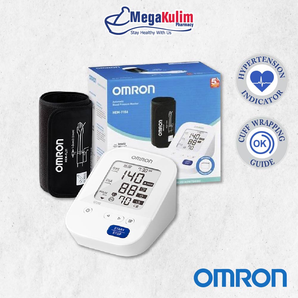 Omron Automatic Blood Pressure Monitor HEM-7156 | Shopee Malaysia