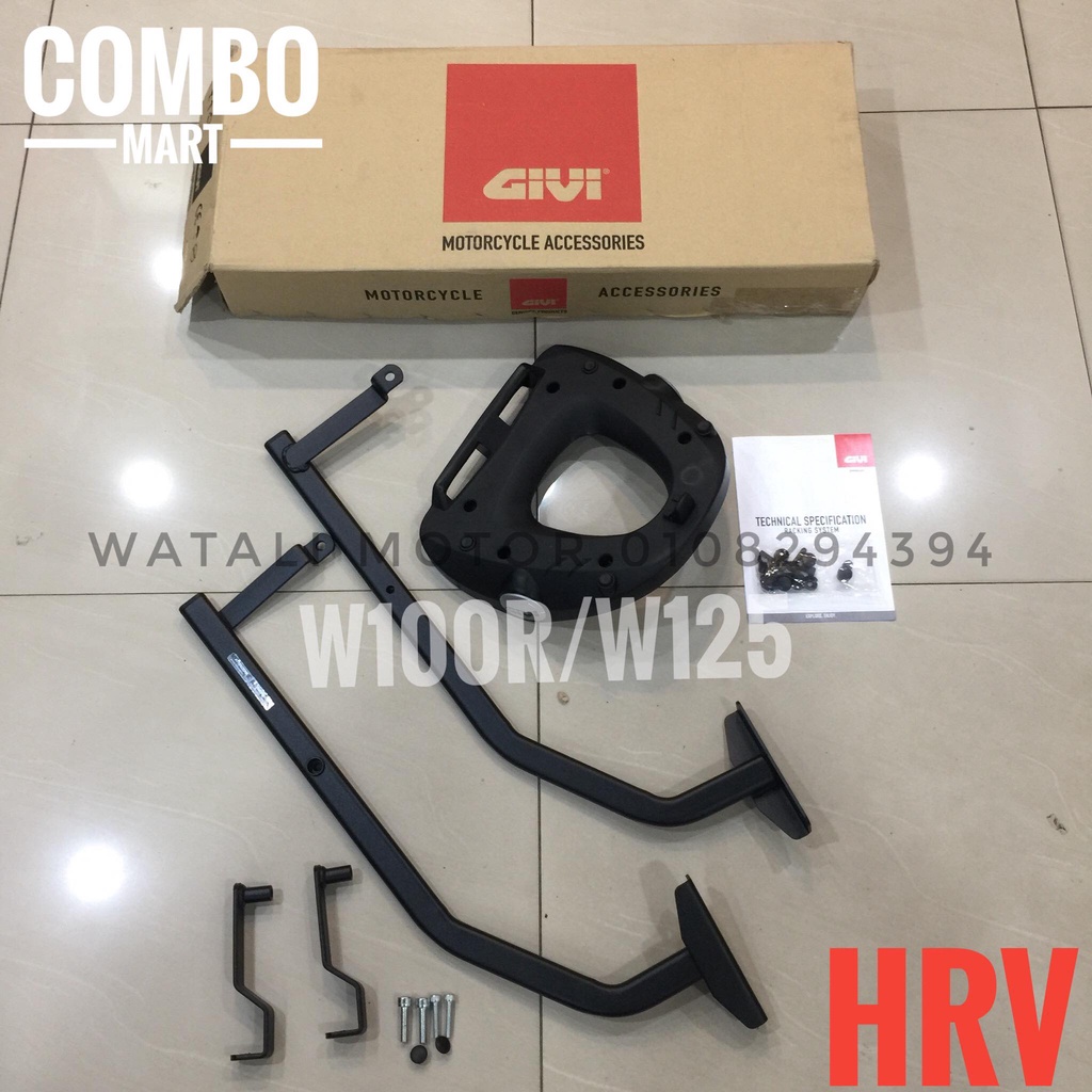 [HRV] HONDA WAVE100-R/WAVE125 W100R W125 MONORACK-J GIVI HEAVY DUTY RACK ORIGINAL GIVI 100% ...