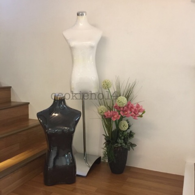 📦 READY STOCK IN MALAYSIA 📦 Lady Torso Tailor Mannequin with Chrome ...