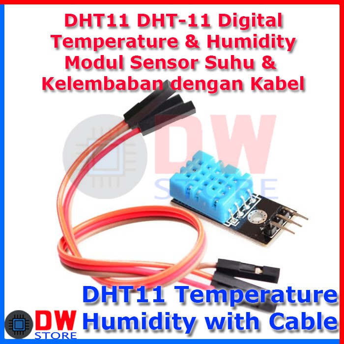 Pcb Module DHT11 DHT-11 DHT11 DIGITAL Temperature AND HUMIDITY SENSOR ...
