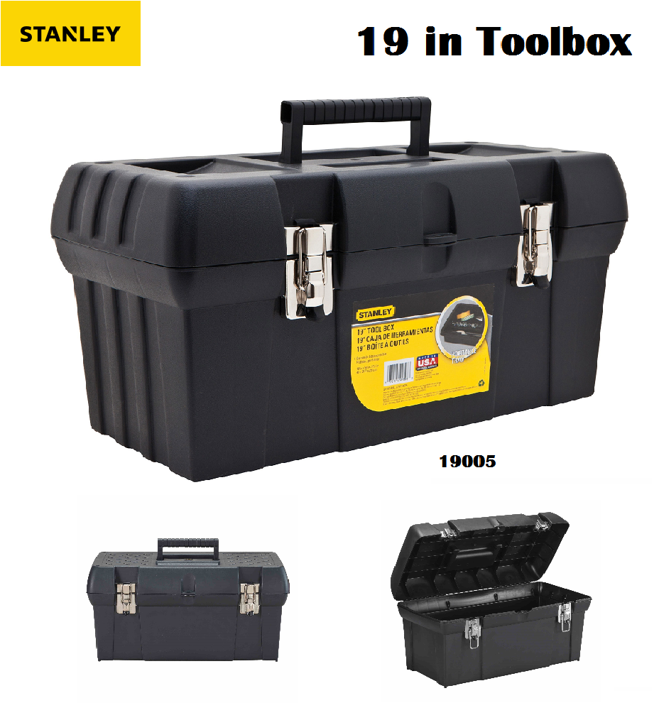 Stanley 19" Tool Box 19-005 With Metal Latches | Shopee Malaysia