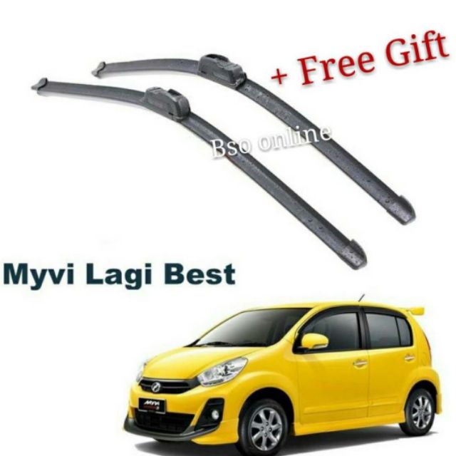 Perodua Myvi High Quality Soft Rubber Wiper Blade- 20 Inch & 16 Inch | Shopee Malaysia