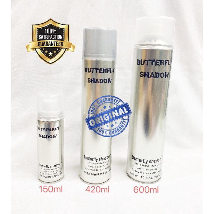 Butterfly Shadow Hair Spray 600ml (100%Original) | Shopee Malaysia