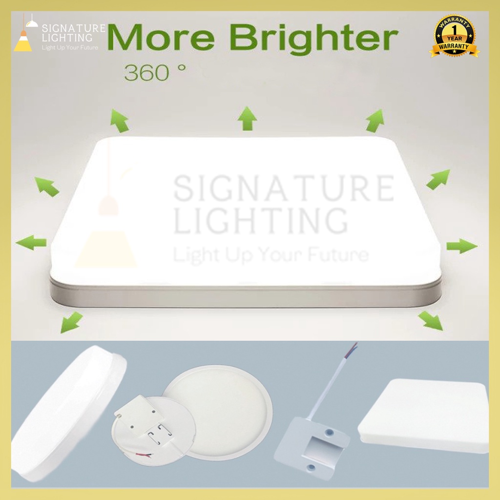 LED Surface Mounted Ceiling Light Modern Round UFO Lamp 24W /36W /48W ...