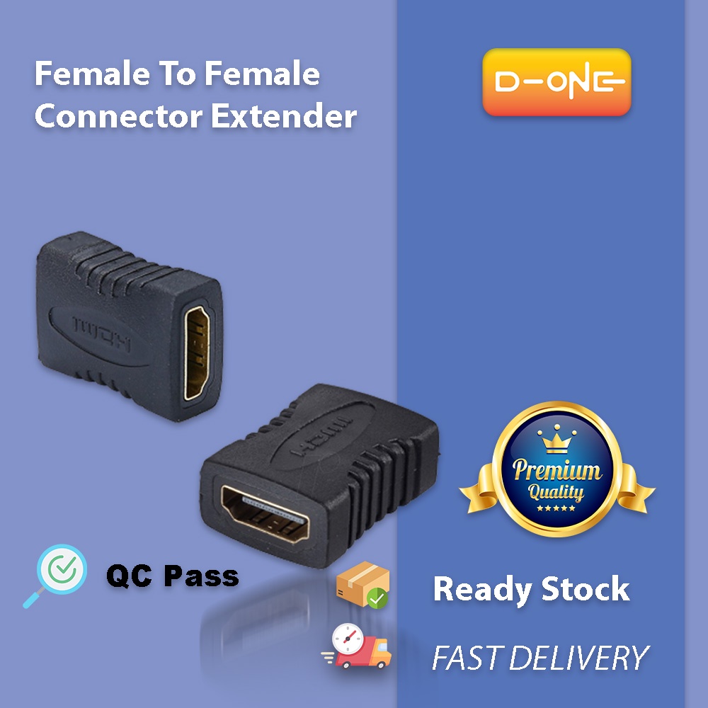 HDMI F2F Female To Female Connector Extender Hdmi Cable Extension ...