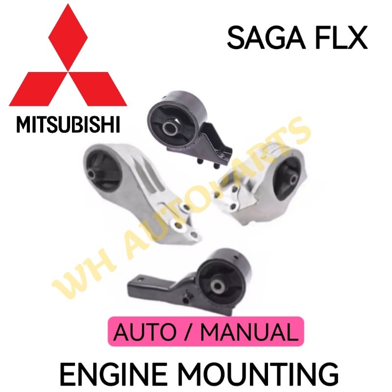 ENGINE MOUNTING KIT SET PROTON SAGA FLX 1.3 1.6 (AUTO)(MANUAL) | Shopee ...