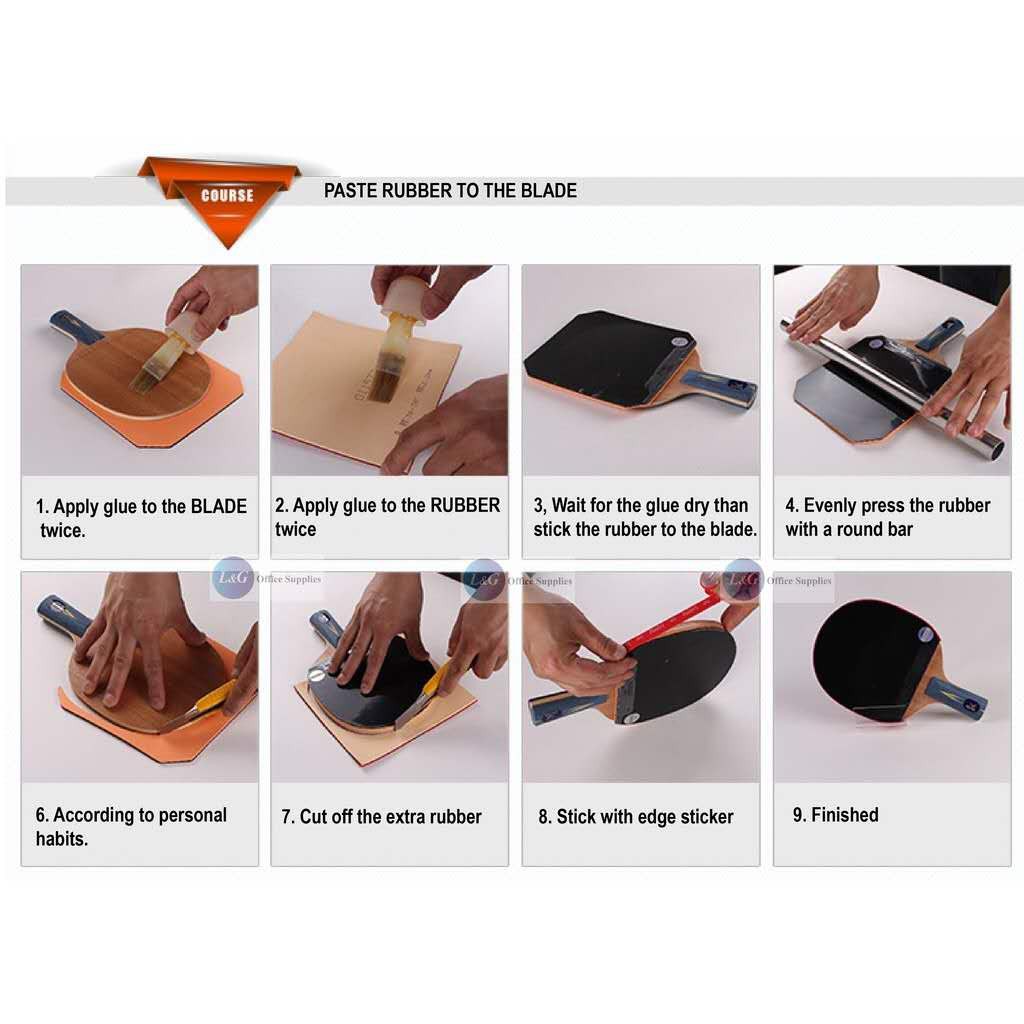 Getah Papan Pingpong Rubber Hurricane 3 Neo Rubber Sticky Elastic Table ...