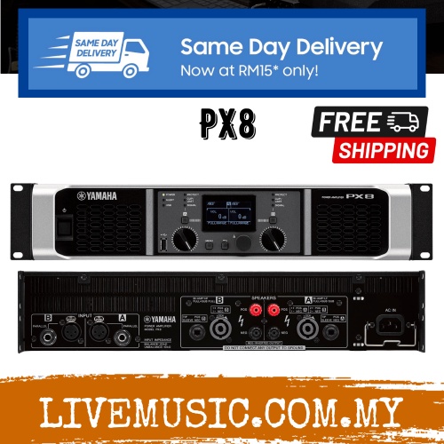Yamaha PX8 2-channel Power Amplifier (PX-8/PX 8) | Shopee Malaysia