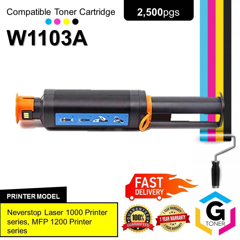 Compatible HP W1103A 103A Black LaserJet Toner Cartridge for Neverstop ...