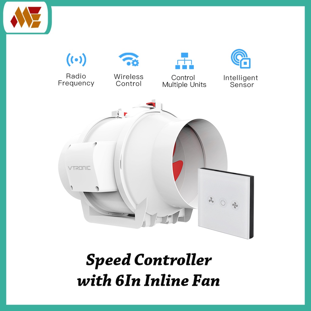Speed Controller with 150mm Inline Fan | Shopee Malaysia