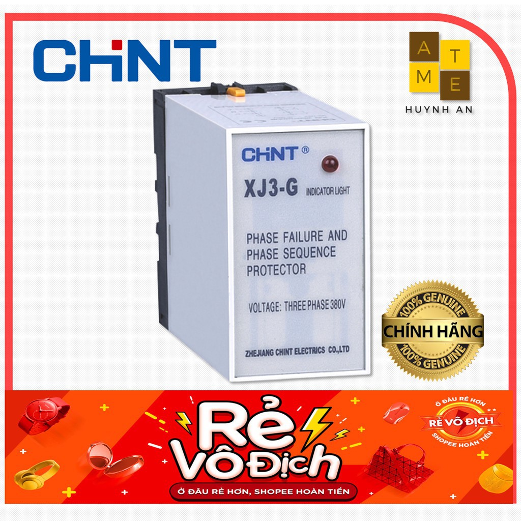 Phase loss protection Relay, phase balance, phase order XJ3-G 3 Phase ...