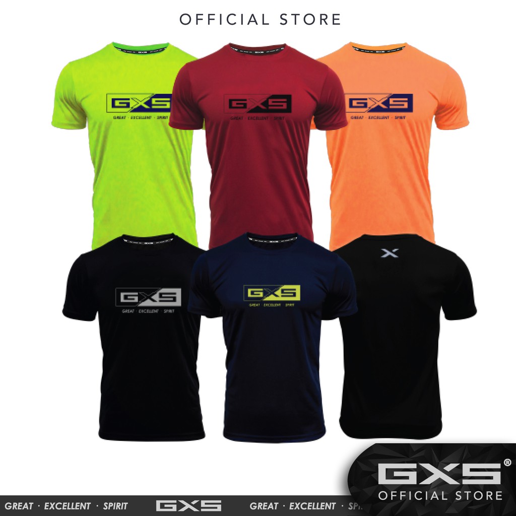 GXS Badminton Sport Basic Tee V3 Sport Wear T-Shirt Unisex Tee Baju ...