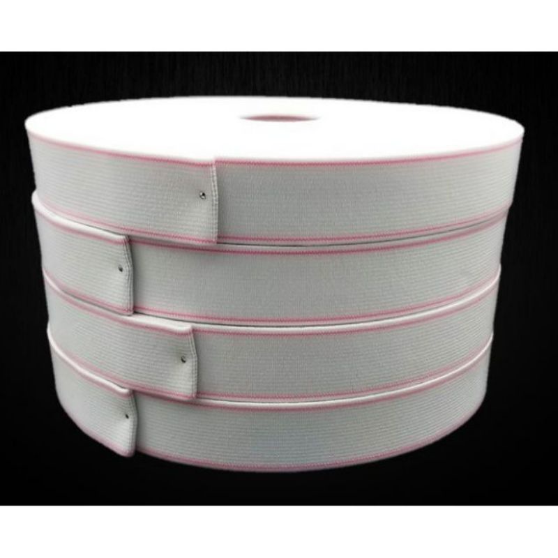 1 Roll Getah Tali Pinggang/Elastic/Elastic Tape/Elastic Band/Getah Kain ...