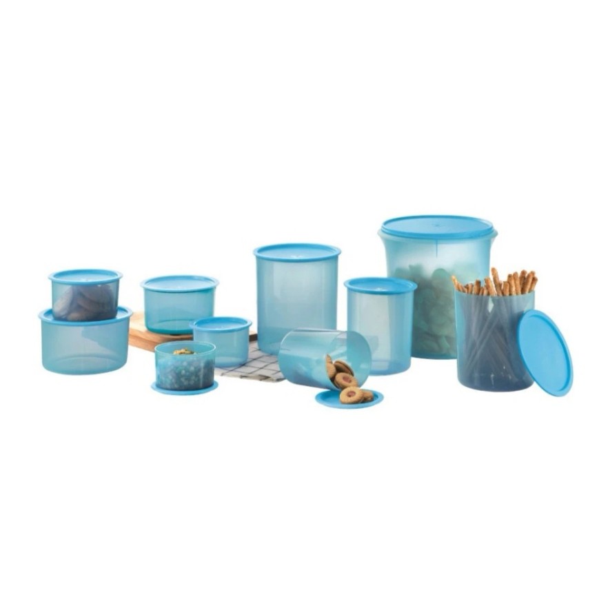 [READY STOCK] Tupperware One Touch Canister & Topper (600ML- 8.6L ...