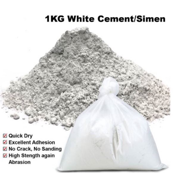 Simen Putih White Cement 2KG [Ready Stock] Cepat dan Terbaik Untuk ...