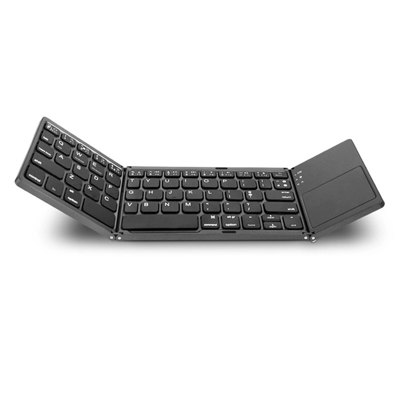 B033 Foldable Wireless Bluetooth Keyboard With Touchpad Shopee Malaysia