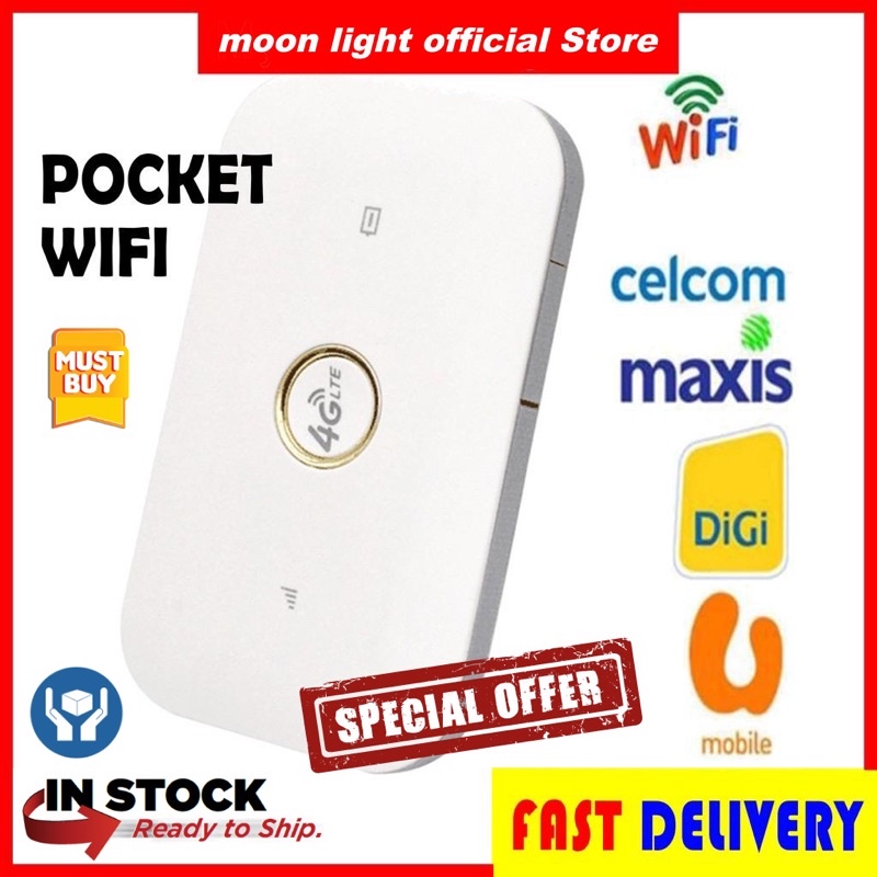 4G LTE Pocket Wifi Modem Router Hotspot Simcard Support Local All Sim ...