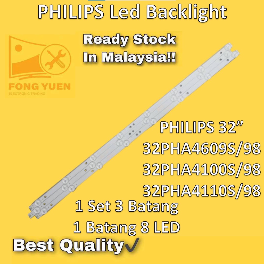 32PHA4609S/98 /32PHA4100S/98 /32PHA4110S/98 PHILIPS 32'' LED BACKLIGHT 32PHA4609S/98 /32PHA4100S ...