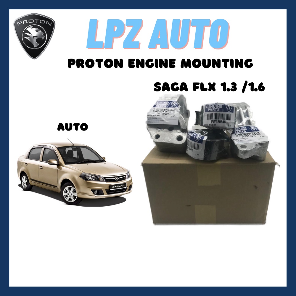 (ORIGINAL PROTON PARTS) SAGA FL FLX SE 1.3 /1.6 CVT ENGINE MOUNTING SET ...