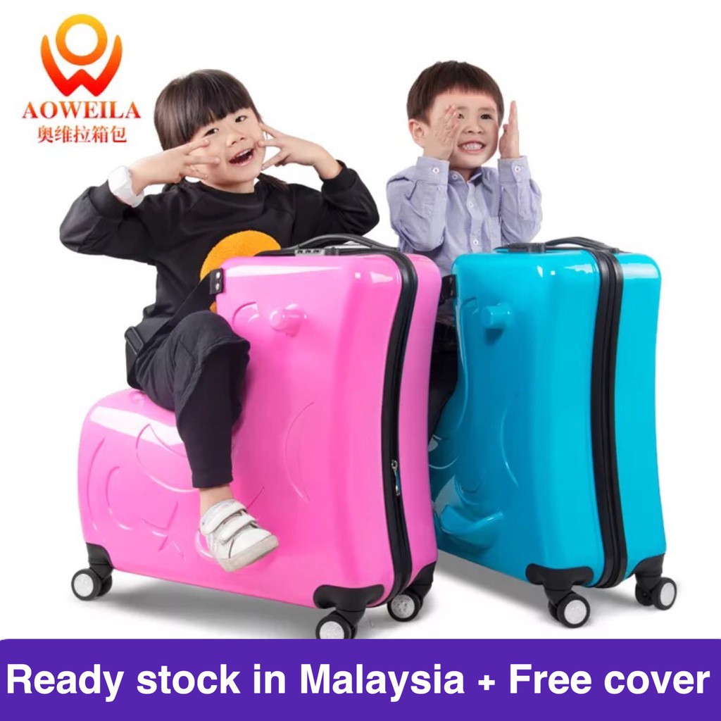 20' seatable Kids luggage/ luggage budak boleh tunggang | Shopee Malaysia