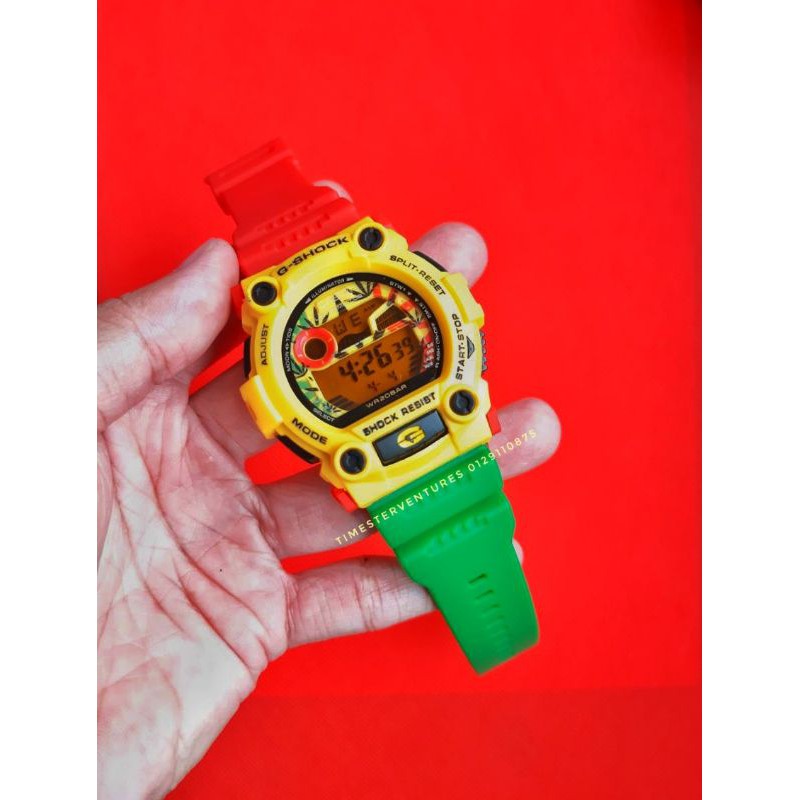 GShock G7900 Mat Moto Rasta Digital Watches ( Jam Gshock Rasta ...