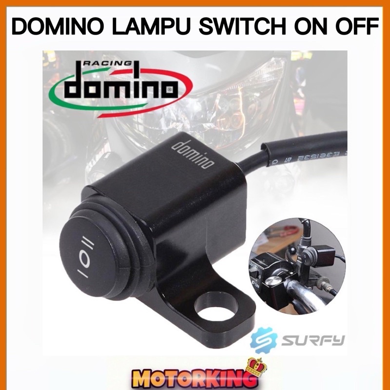 DOMINO LAMPU SWITCH ON OFF LIGHT SWITCH RIGHT/KANAN DOMINO UNIVERSAL ...