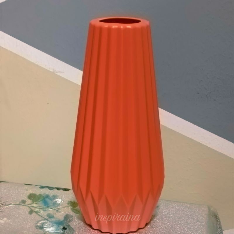 Pasu Bunga Hiasan Plastik Tinggi Modern Design Tall Flowers Vase ...