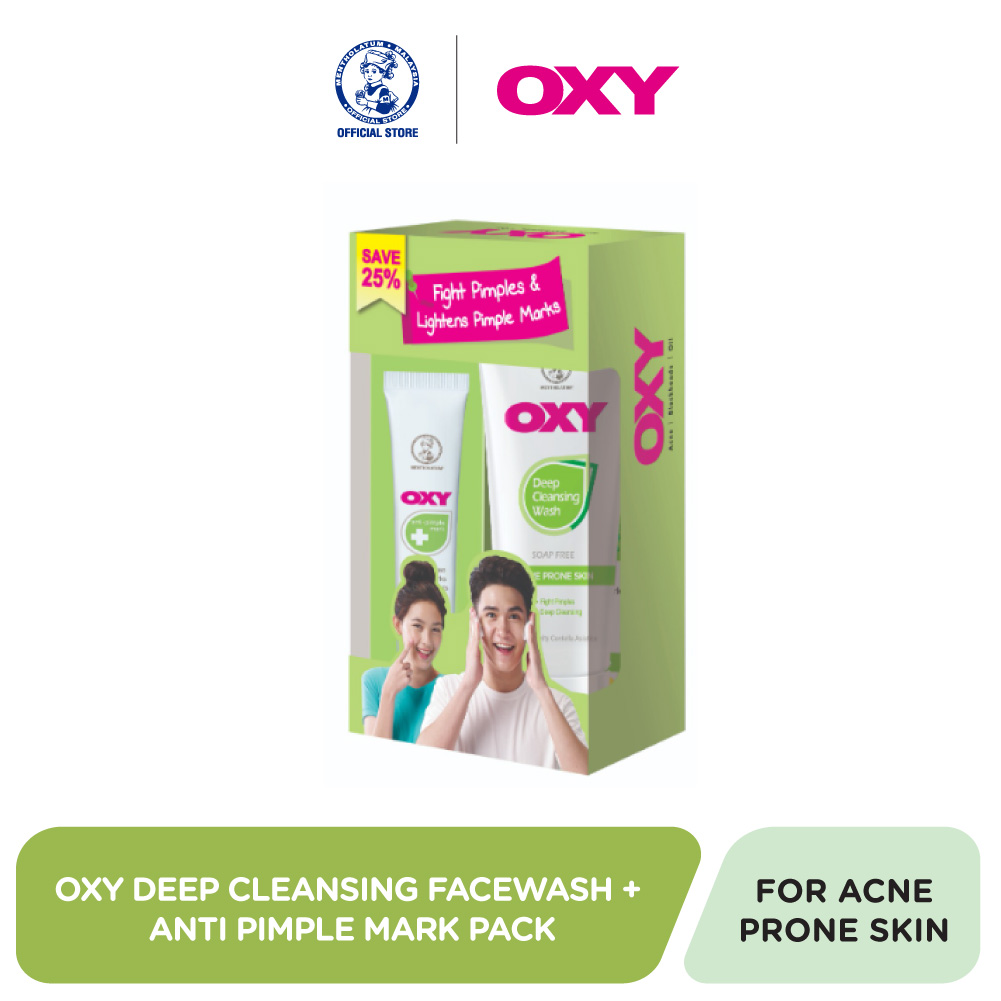 Oxy Deep Cleansing Facewash + Anti Pimple Mark Pack - Clearance ...