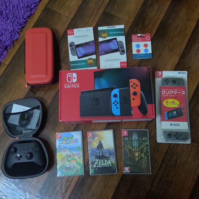 NINTENDO SWITCH NEON VERSION 2 SET BUNDLE (Used) | Shopee Malaysia