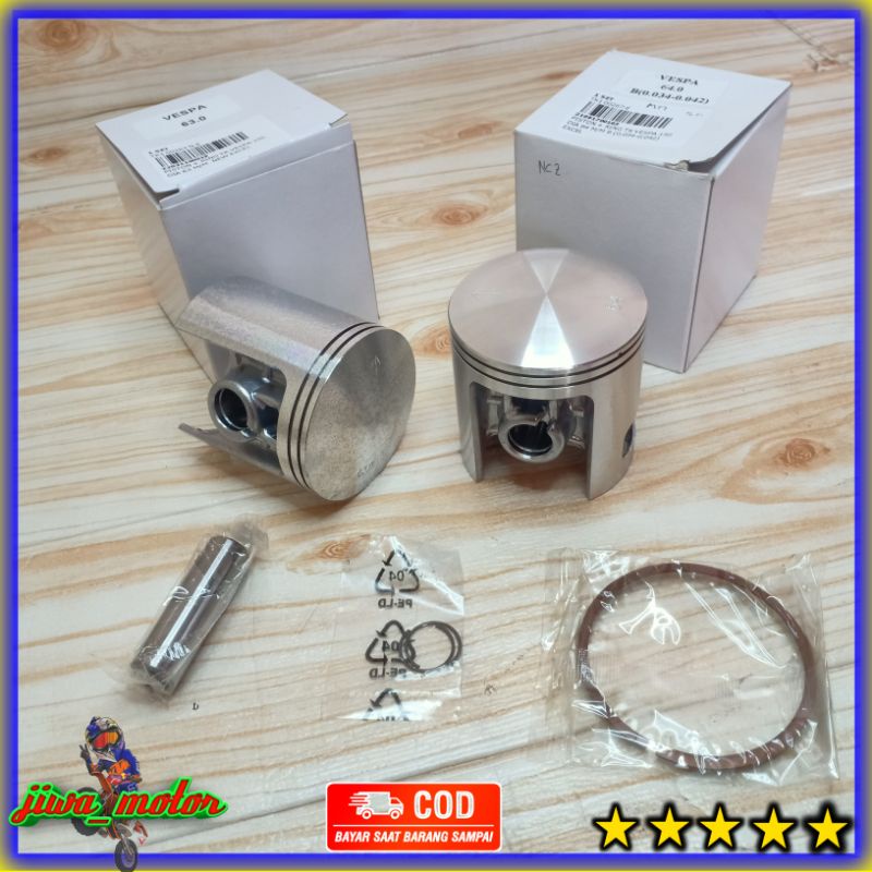 Piston seher vespa 2 stroke TK racing diameter 60 61 62 63 64 mm piston ...