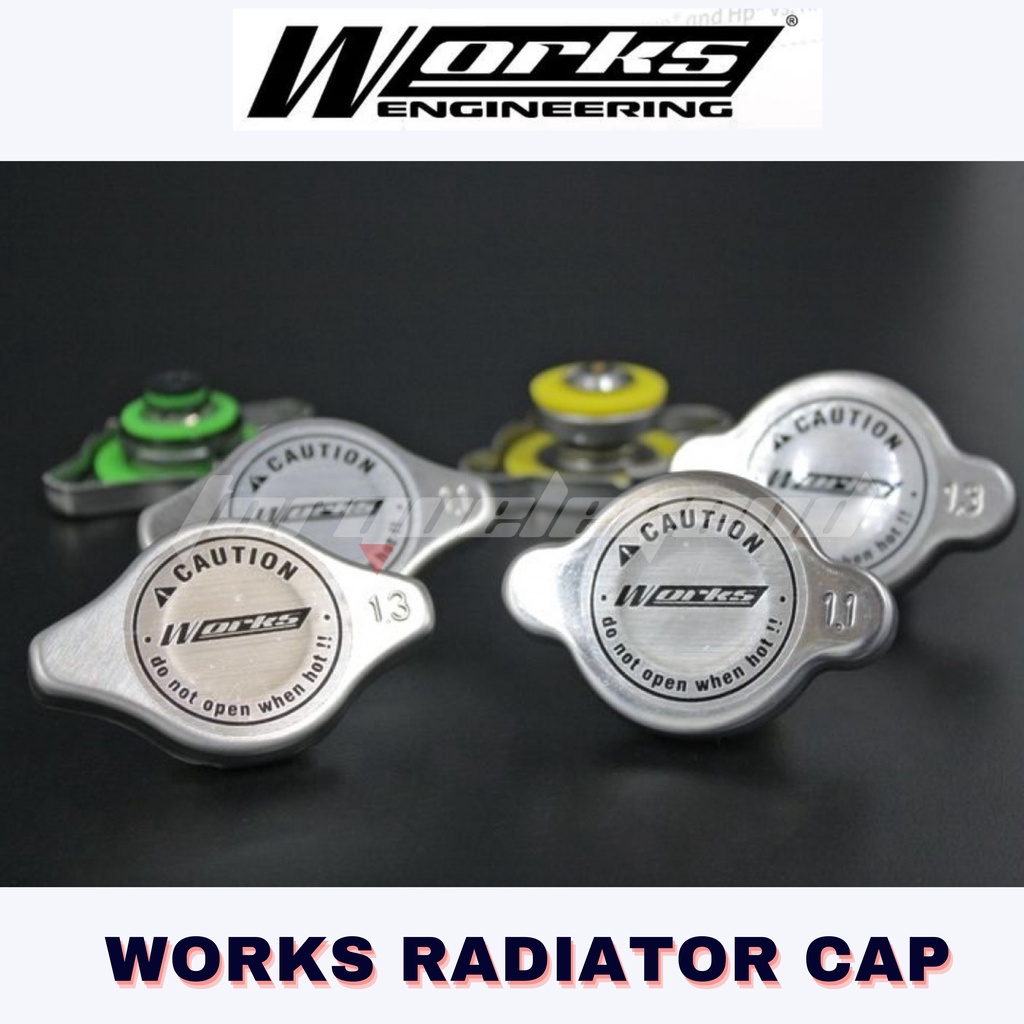 WORKS ENGINEERING Racing Radiator Cap 1.1 / 1.3 Big Small | Shopee Malaysia